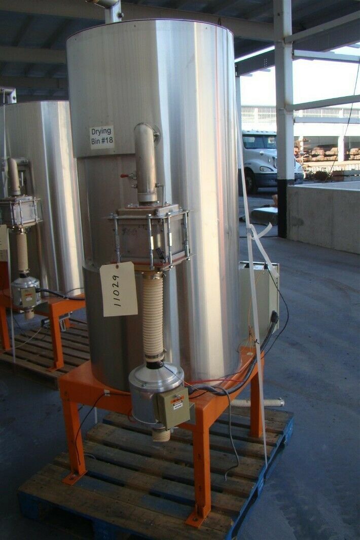 MOTAN STAINLESS STEEL PELLET DRYER 18 BUS-8H-13 BOOSTER HEATER ...