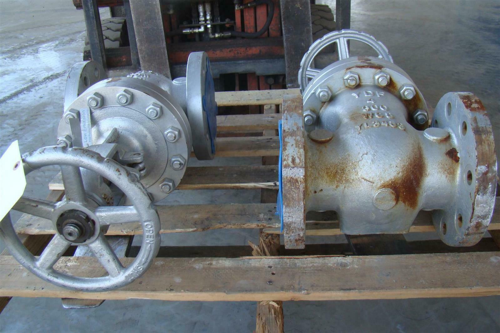 (2) YDF VALVES CLASS 300 4" GATE VALVE | Joseph Fazzio, Incorporated