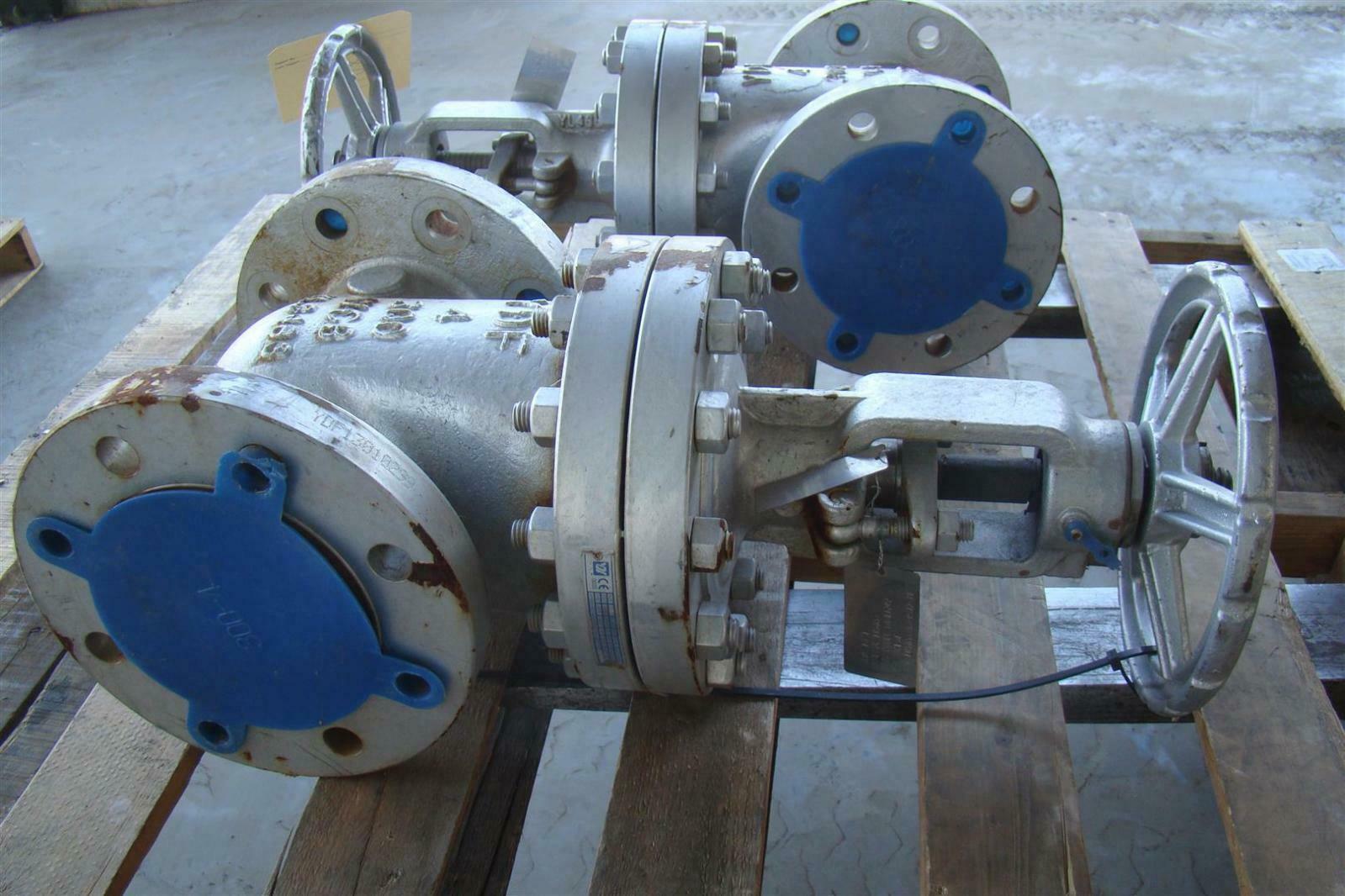 (2) YDF VALVES CLASS 300 4" GATE VALVE | Joseph Fazzio, Incorporated