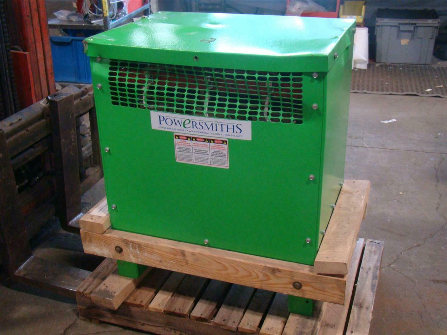 POWERSMITHS 45kva TRANSFORMER TYPE ANN, DRY, POWER XFMR 480Vx208/120v ...