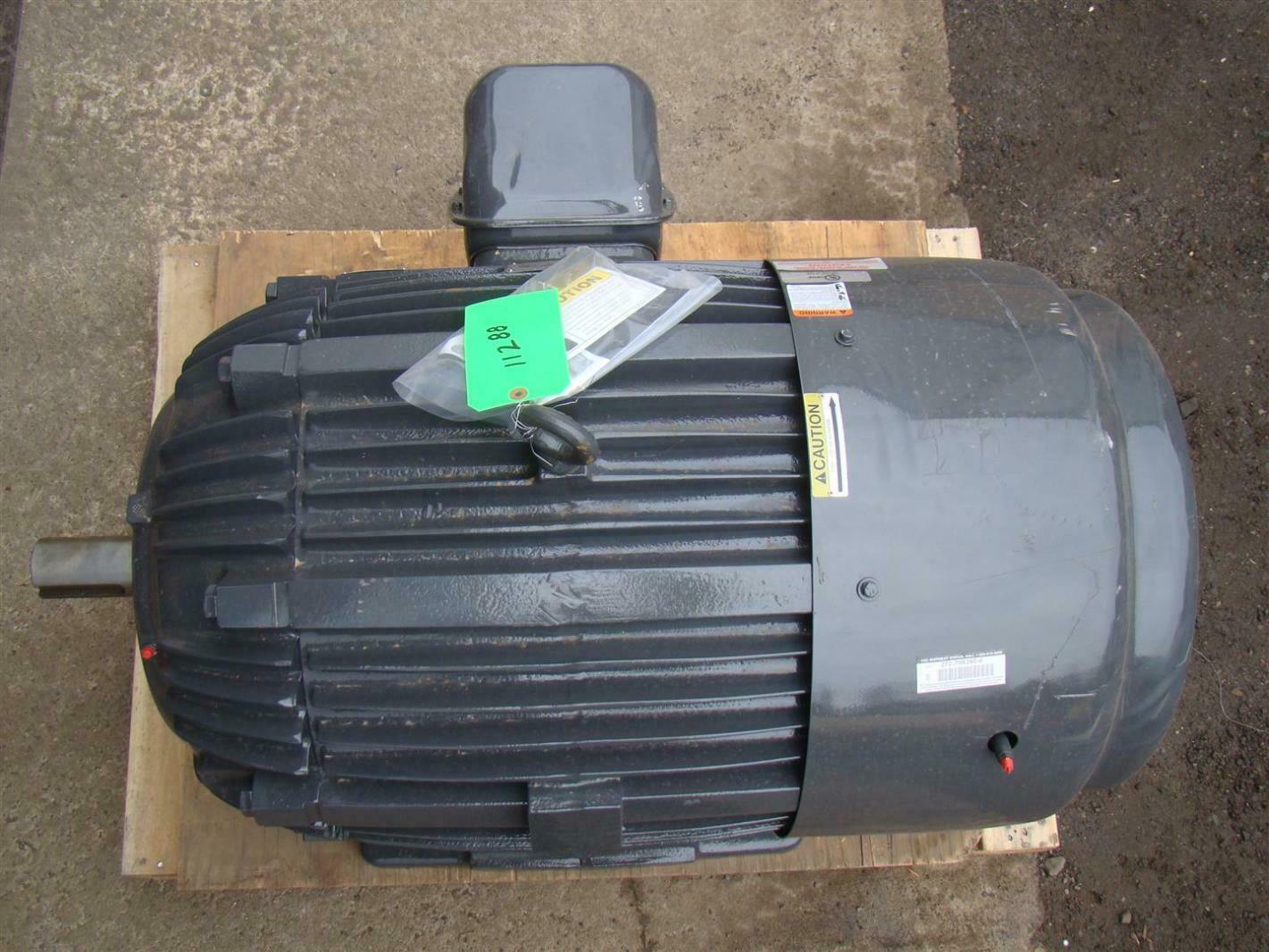 US Motors Nidec 3 Phase Electric Motor 100 HP 2955 RPM H100E1ZS-P ...