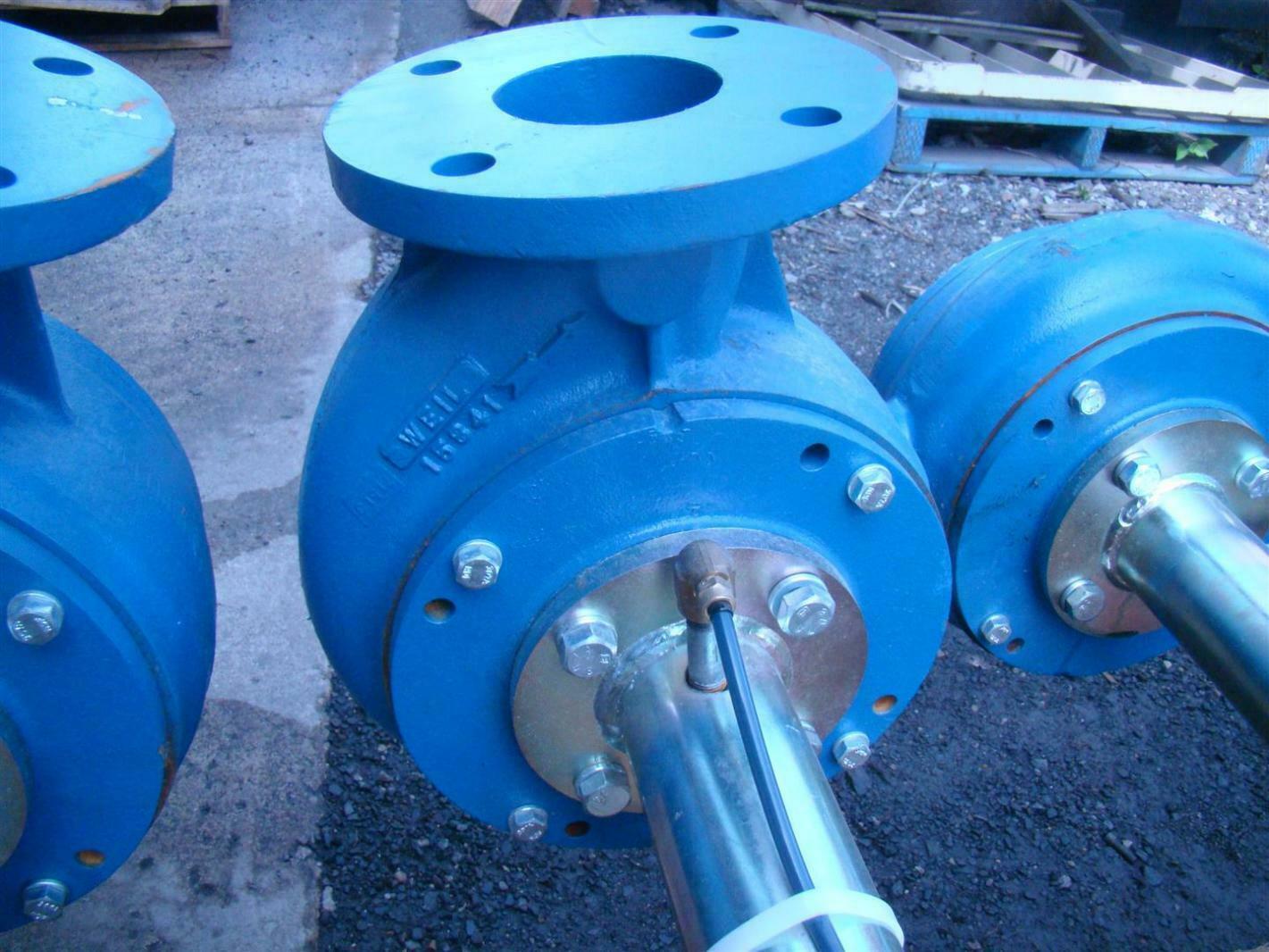 Weil Vertical Sewage Pump 3" Discharge Submersible Removal System Model ...