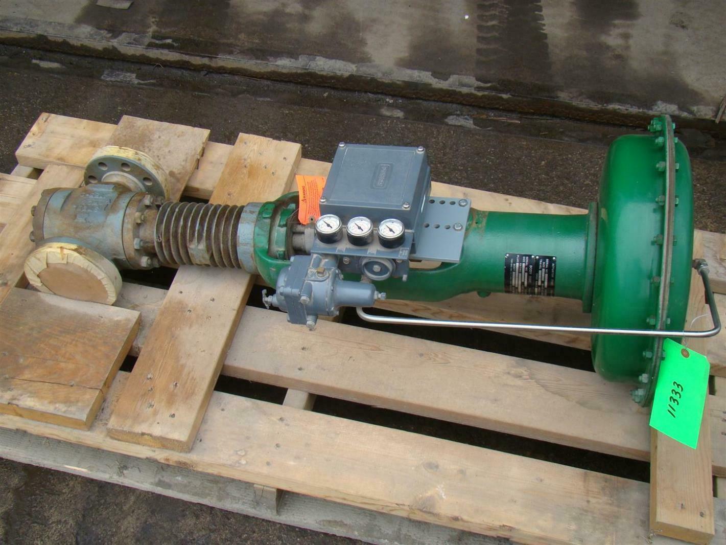 Fisher Controls 2" Control Valve Type 657 with Positioner 3582G ...