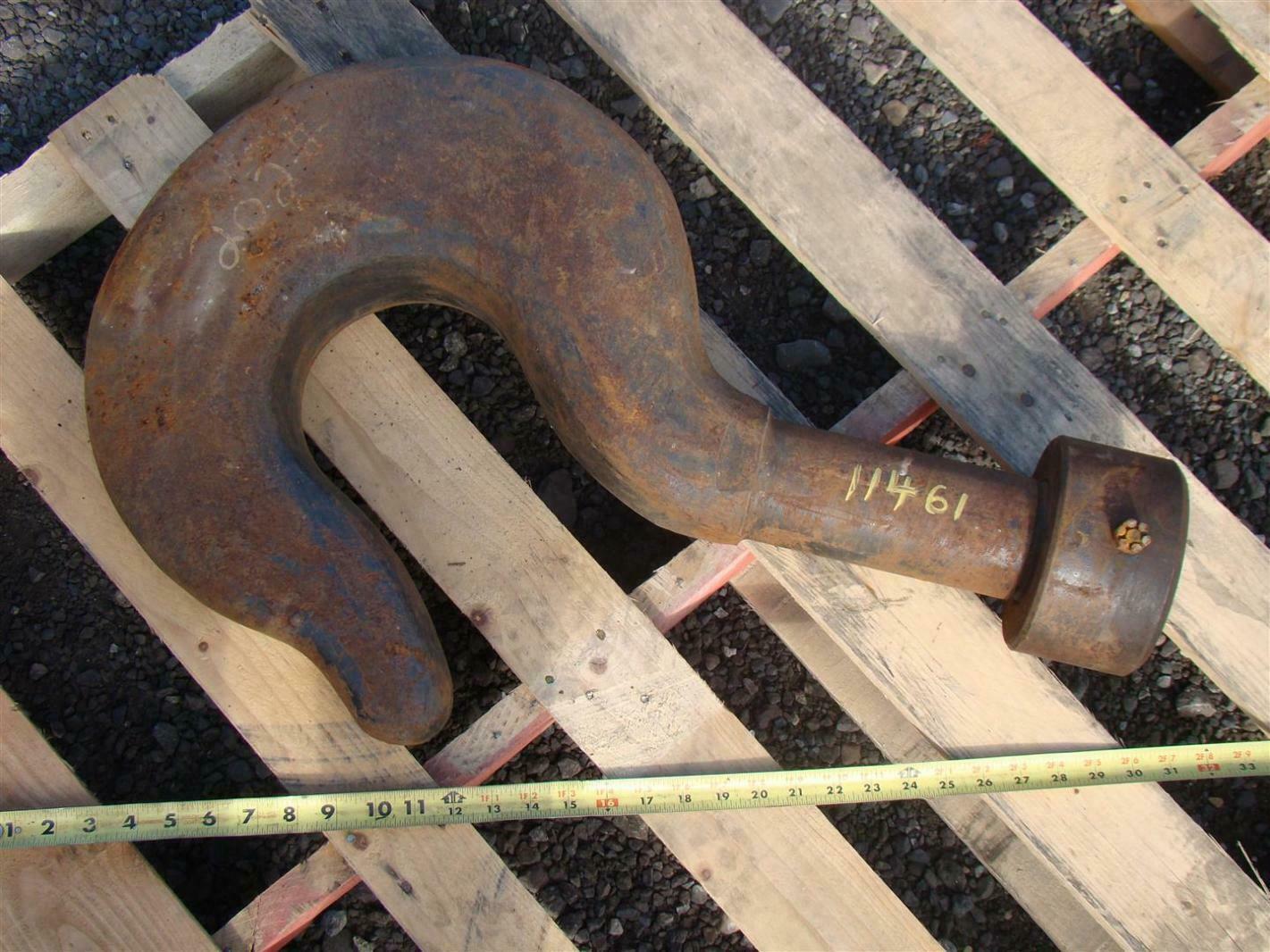 Large Crane Hook 5" Throat 4130 Alloy Steel 30" Long | Joseph Fazzio ...