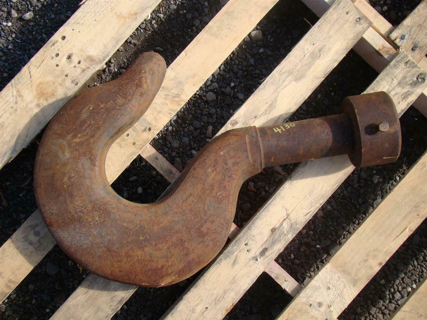 Large Crane Hook 5" Throat 4130 Alloy Steel 30" Long | Joseph Fazzio ...