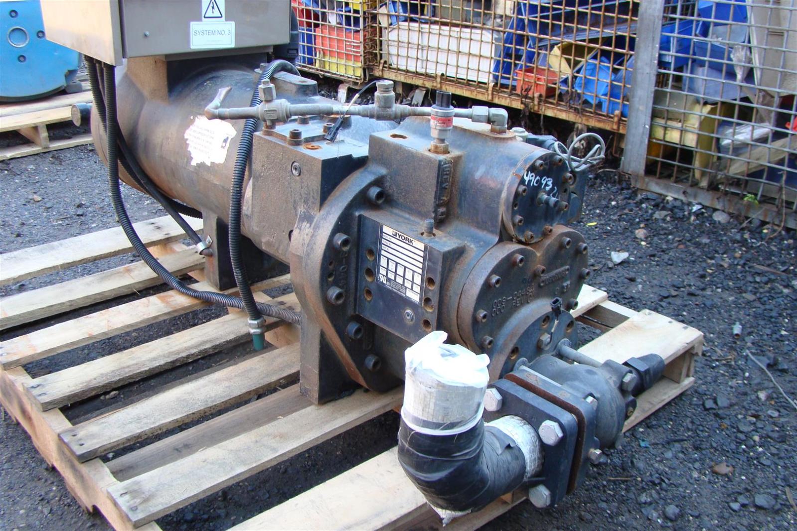 York Rotary Screw Chiller Compressor 460V Model DXS36LASA46/50-R | eBay