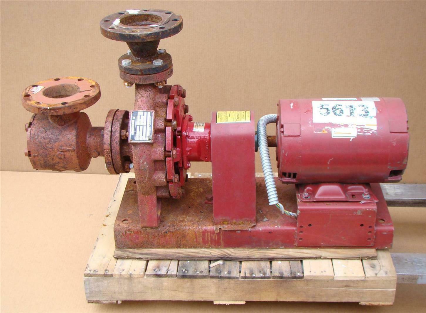 Armstrong Pump 140 USGPM 175PSI 109 FT 7.5 HP 1800 RPM 3x2x10 4030 | eBay