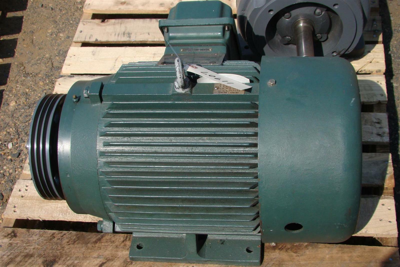 Allen-Bradley Inverter Duty Motor 15HP, 1750 RPM, 230/460v, 1329RS ...