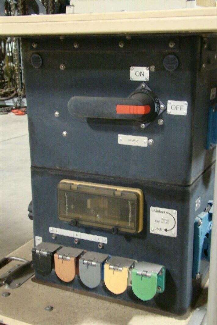 LEX 100kW Portable Power Distribution Unit 350A, 208/120v, 3P,4W ...