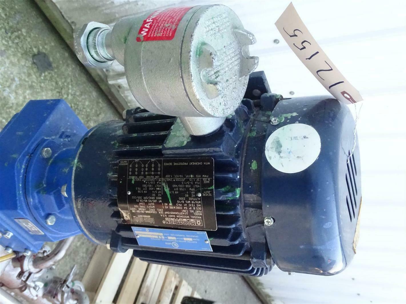 Binks E2 Electric Smart Pump, 1HP 230/460v, 1" Sanitary Connections ...