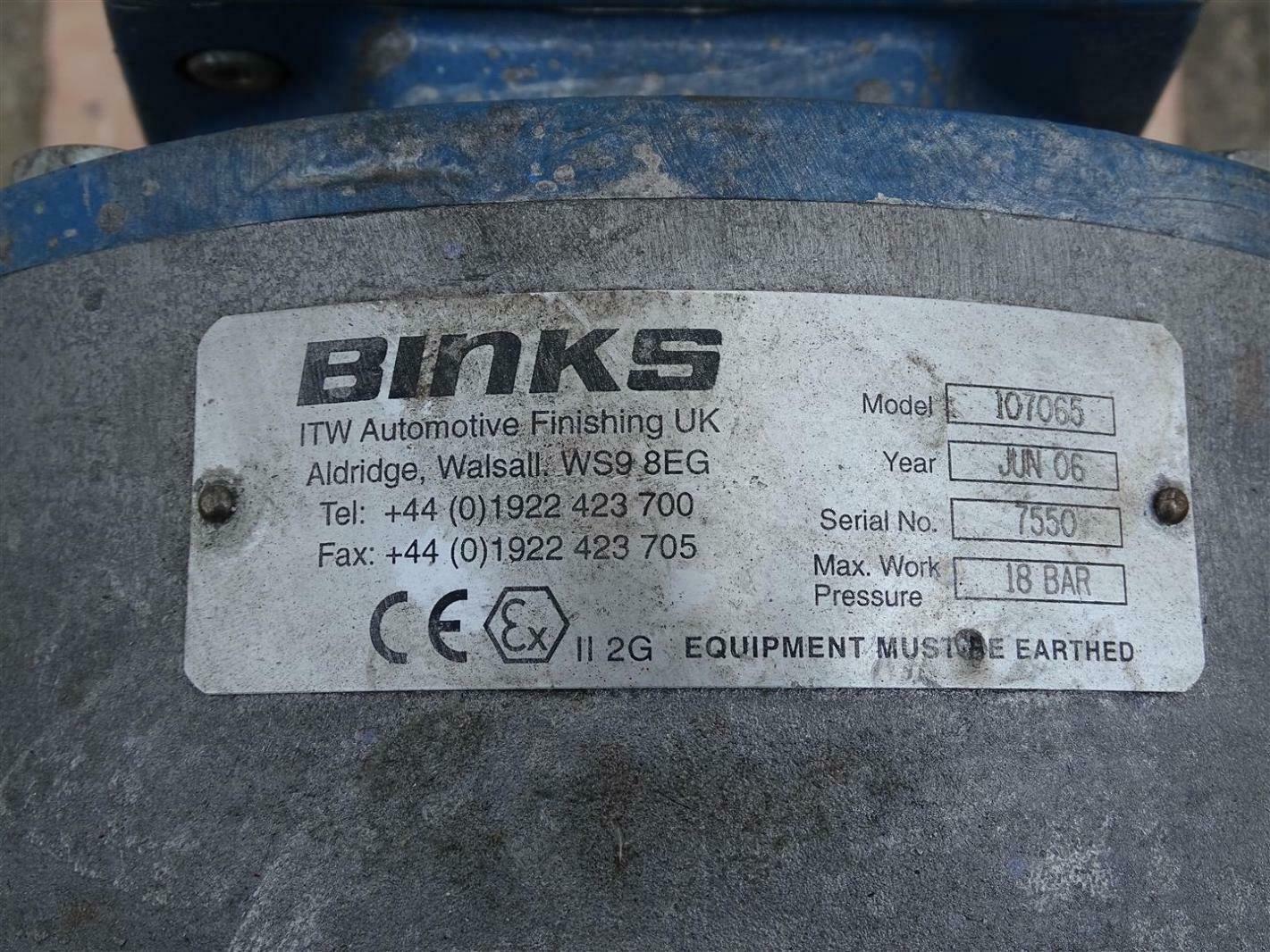 Binks Smart Paint Pump, 18bar, Model , 107065 | Joseph Fazzio, Incorporated