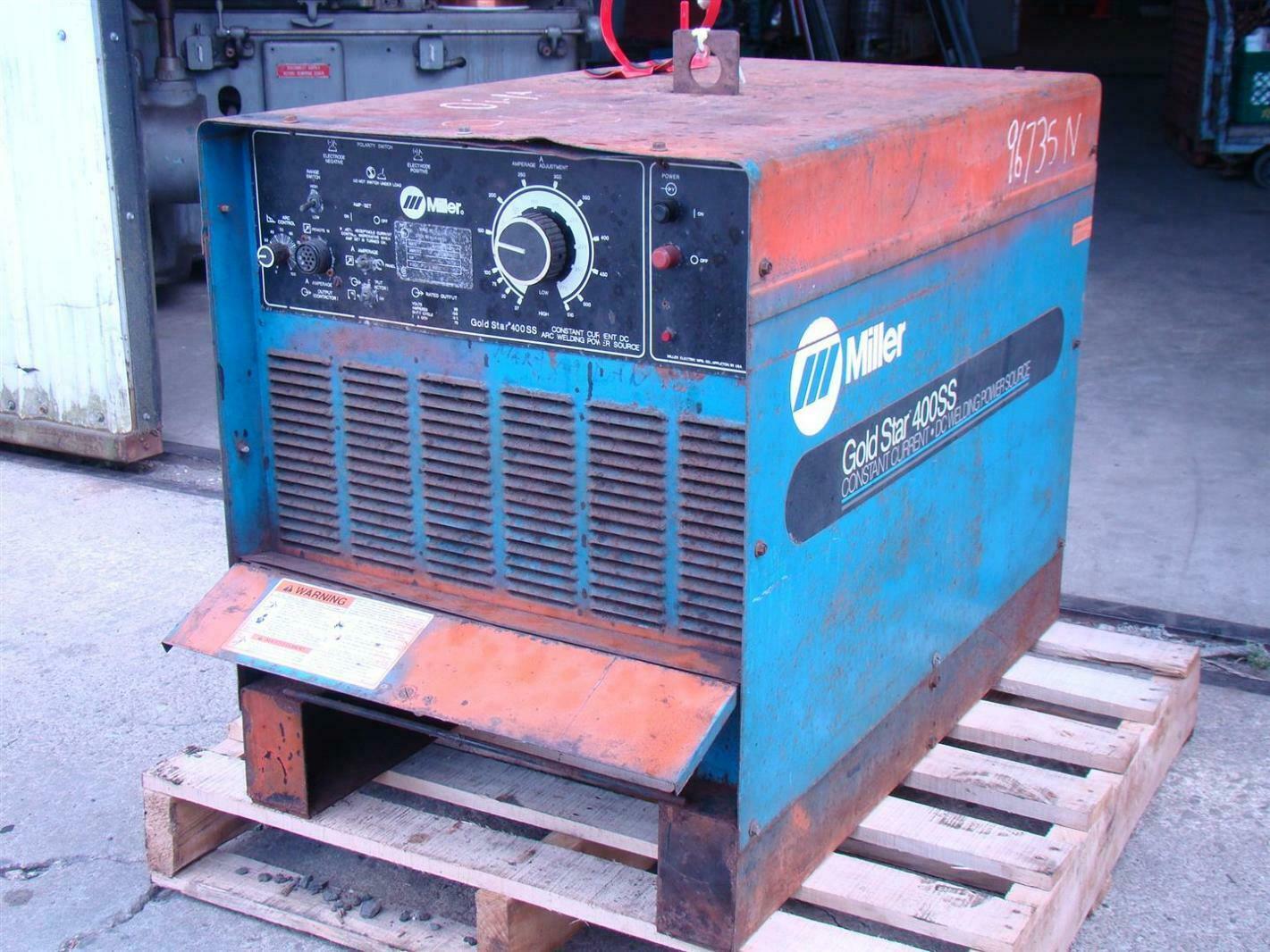 Miller Direct Current Arc Welding CC Power Source 230/460v , Gold Star ...