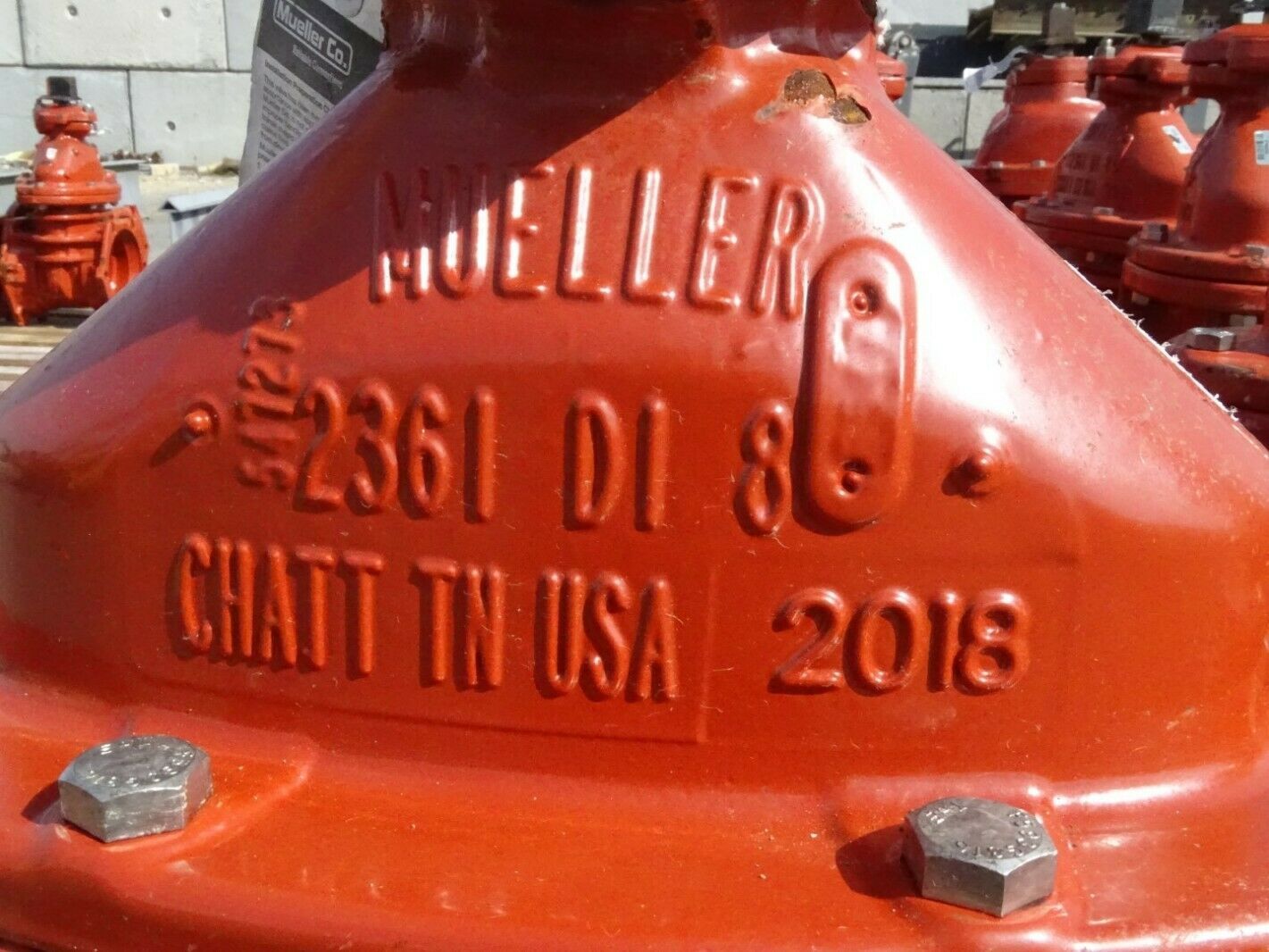 Mueller 8" Resilient Wedge Gate Valve MJ x MJ Mechanical Joint ...