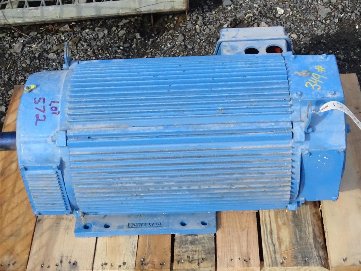 Powertec 40HP Brushless D.C. Motor 640vDC, Rpm 2500, , F25MD2J11001001 ...