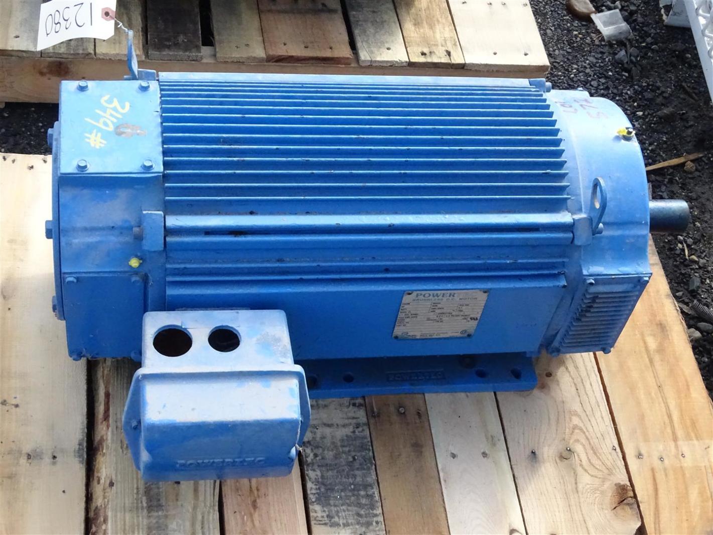 Powertec 40HP Brushless D.C. Motor 640vDC, Rpm 2500, , F25MD2J11001001 ...