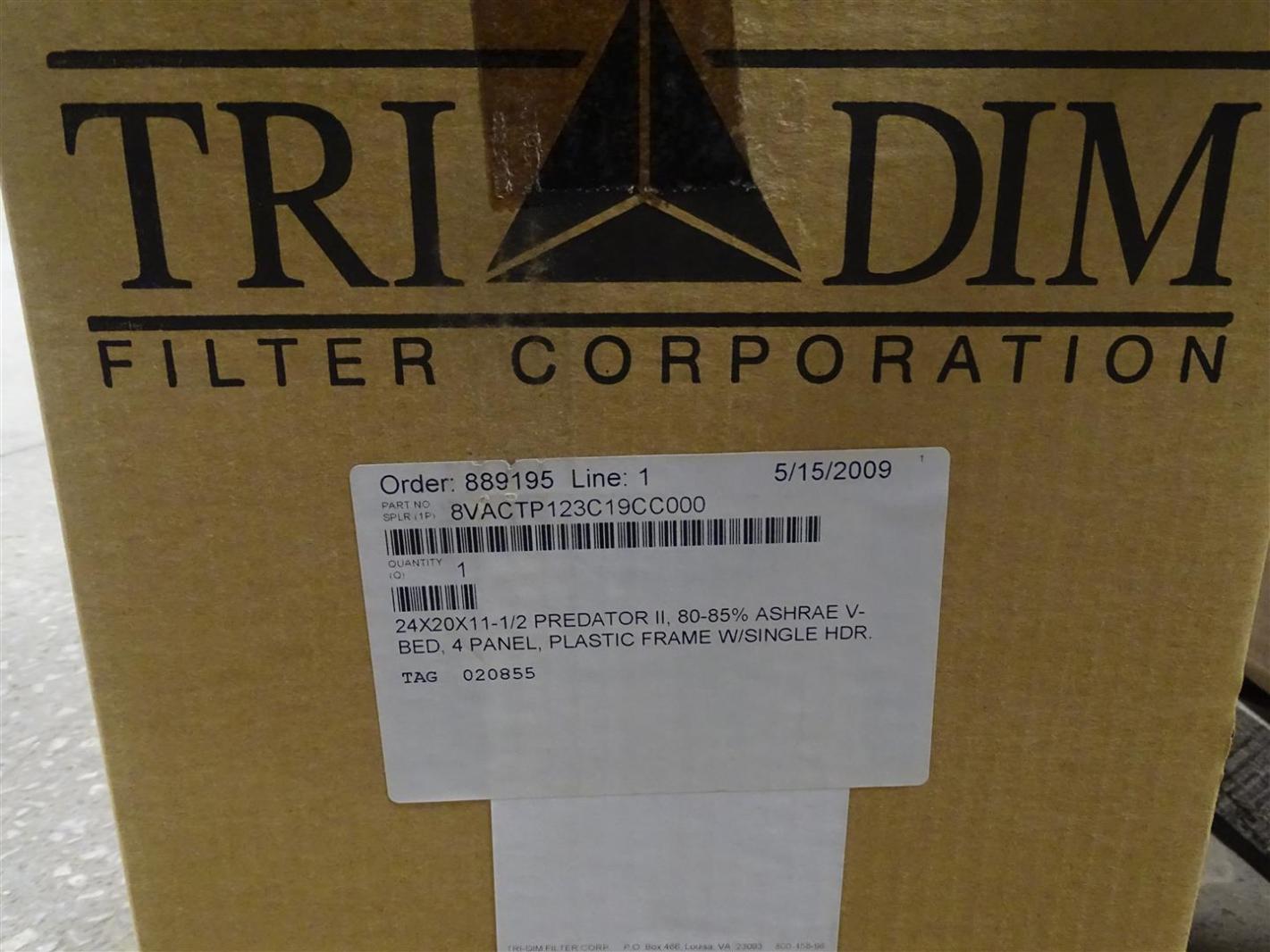 Tri Dim Filter Corporation Predator , 8VACTP123C19CC000 | Joseph Fazzio ...