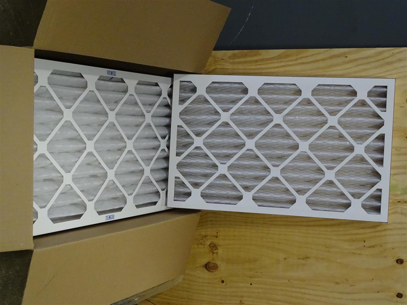 (6) Tri Dim Filter Corporation Tri-Pleat Filter 16x25x2, ES 40 | Joseph ...