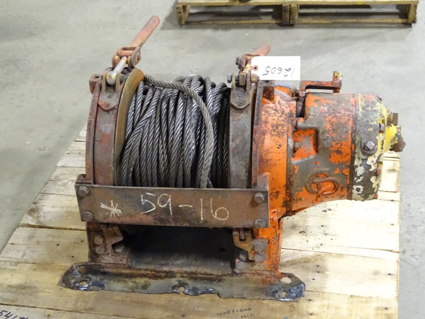 Chicago Pneumatic 4,000 LB. Pneumatic Winch, Air Tugger , T75522 ...