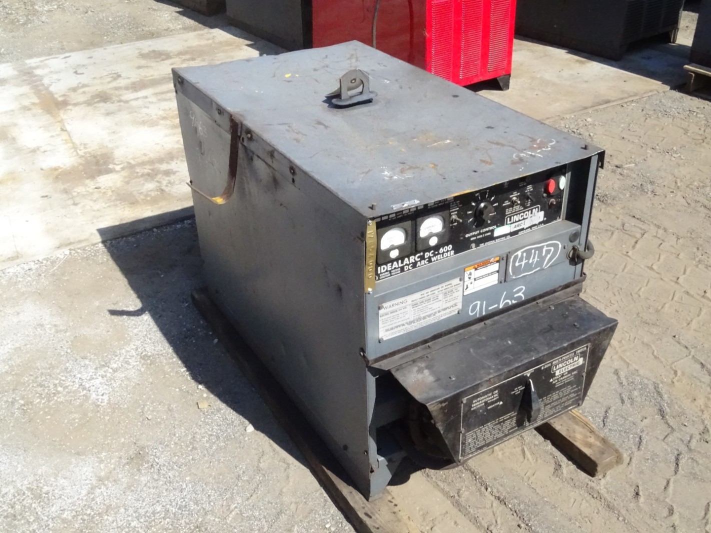 Lincoln Electric DC Arc Welder , IdealArc DC-600 | Joseph Fazzio ...
