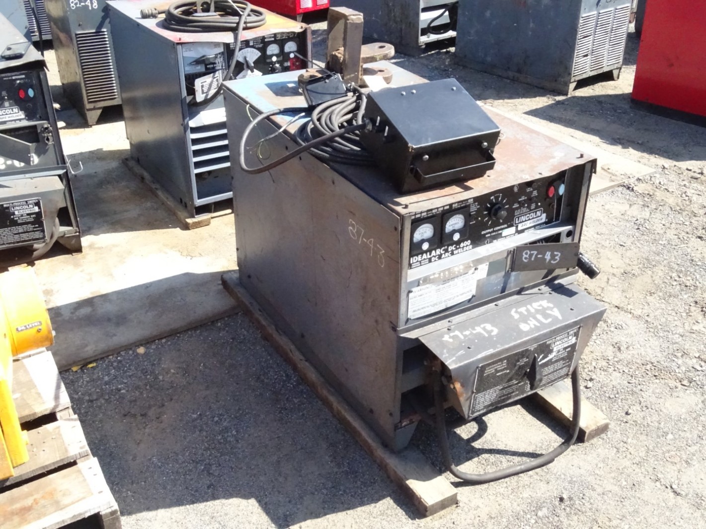 Lincoln Electric DC Arc Welder 440 Volts , IdealArc DC-600 | Joseph ...