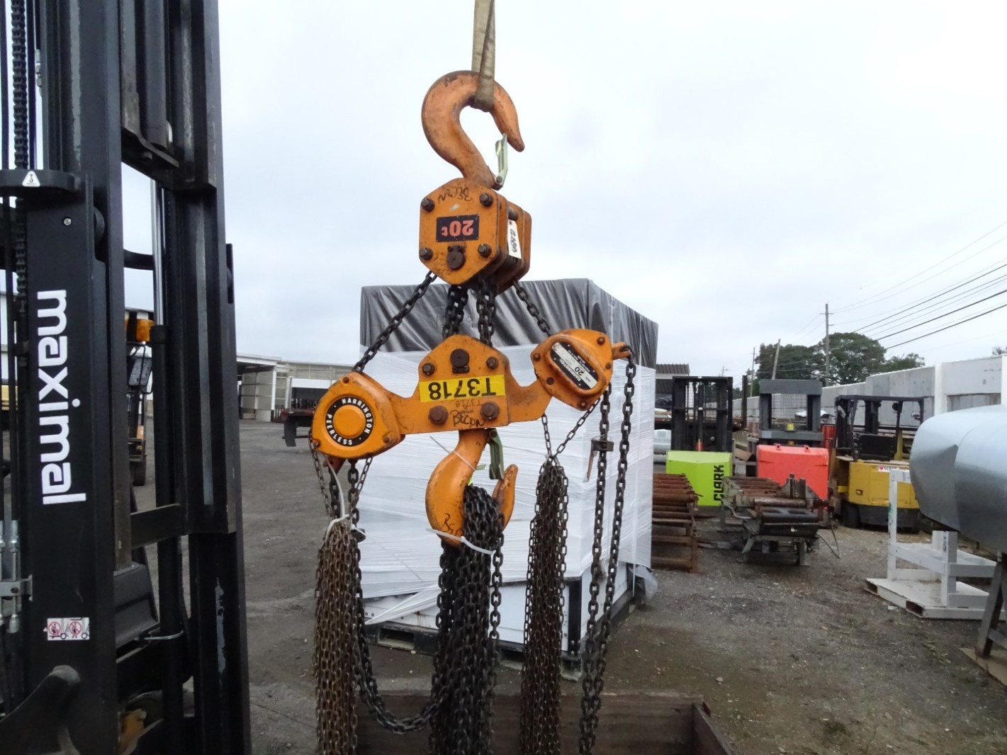 Harrington 20 TON Manual Hoist CB Type Chain Fall , CB200 | Joseph ...