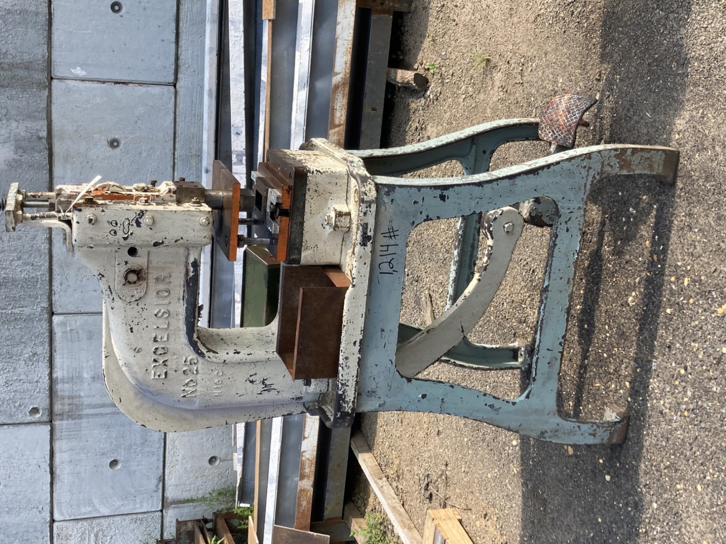Excelsior Sheet Metal Punch, With Die For Electrical Receptacle Box ...