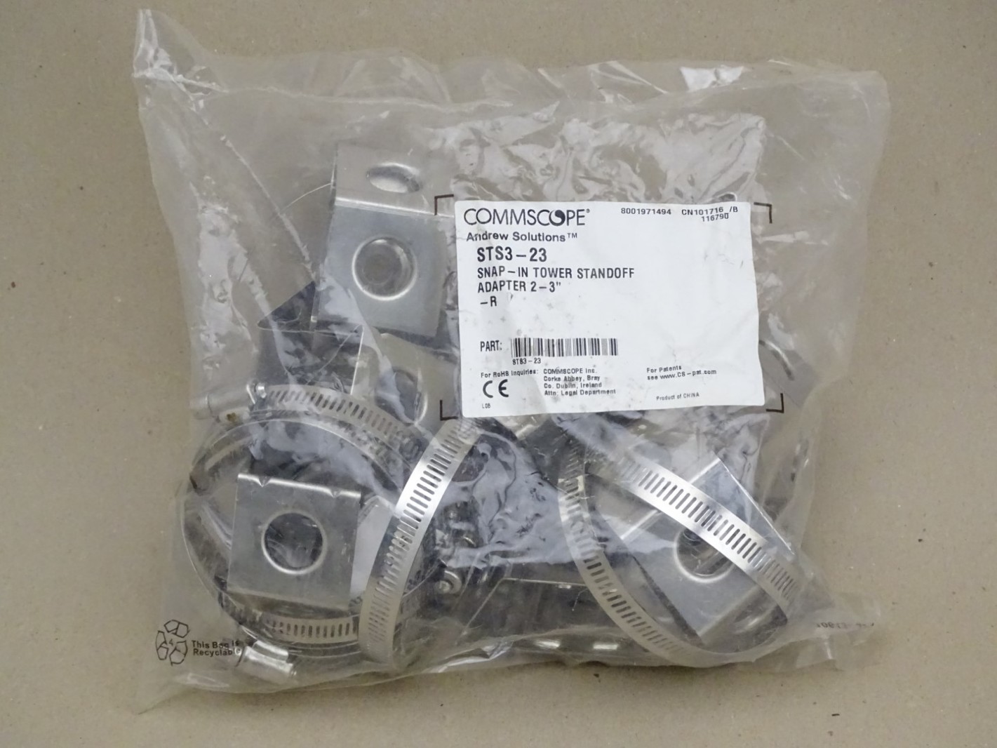 Commscope Snap- In Tower Standoff , STS3-23 | Joseph Fazzio, Incorporated