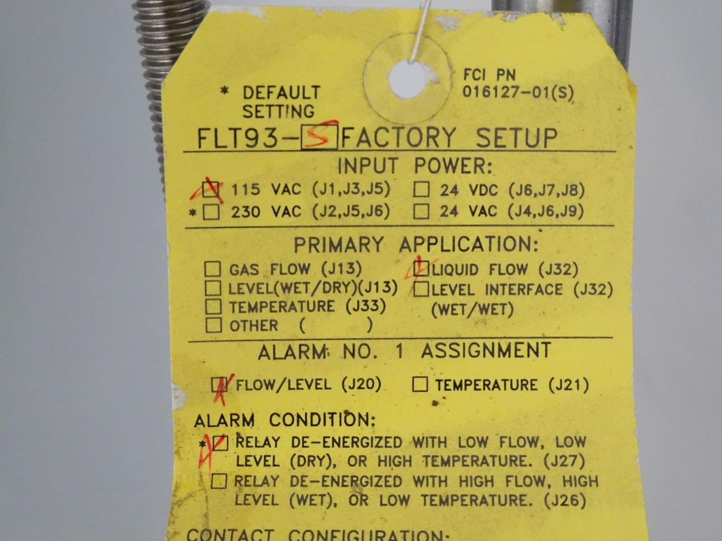 FLT Series FlexSwitch Flow, Level, Temperature Switch , FLT93S ...