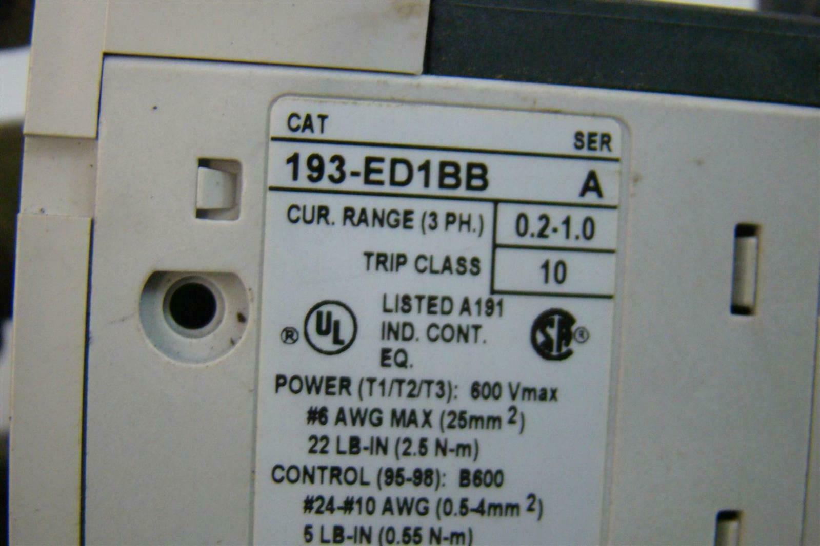 Allen Bradley E1 Plus Module 600V 193-ED1BB | Joseph Fazzio, Incorporated