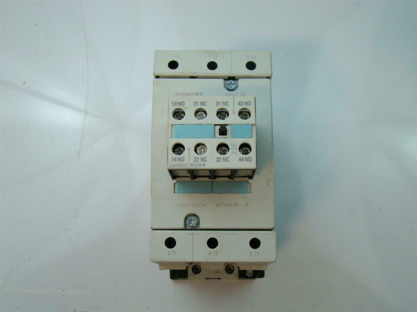 Siemens Sirius Contactor 10A 250V 3RT1045-1BB40 | Joseph Fazzio ...