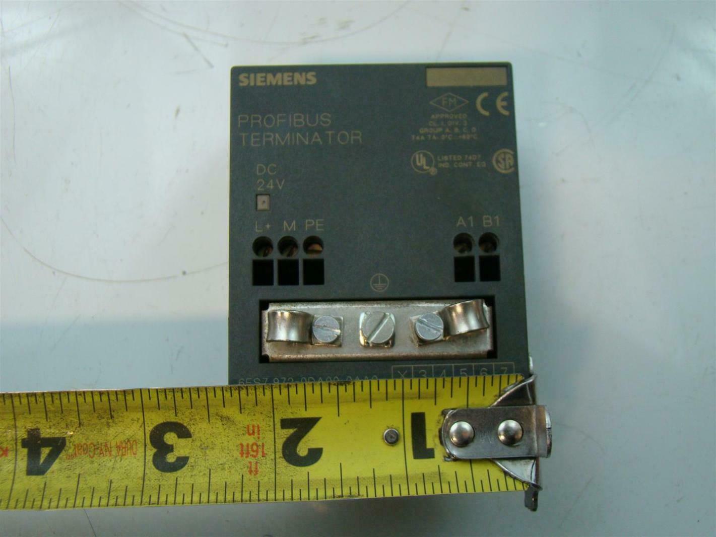 Siemens Profibus Terminator 24VDC 6ES7 972-0DA00-0AA0 | eBay