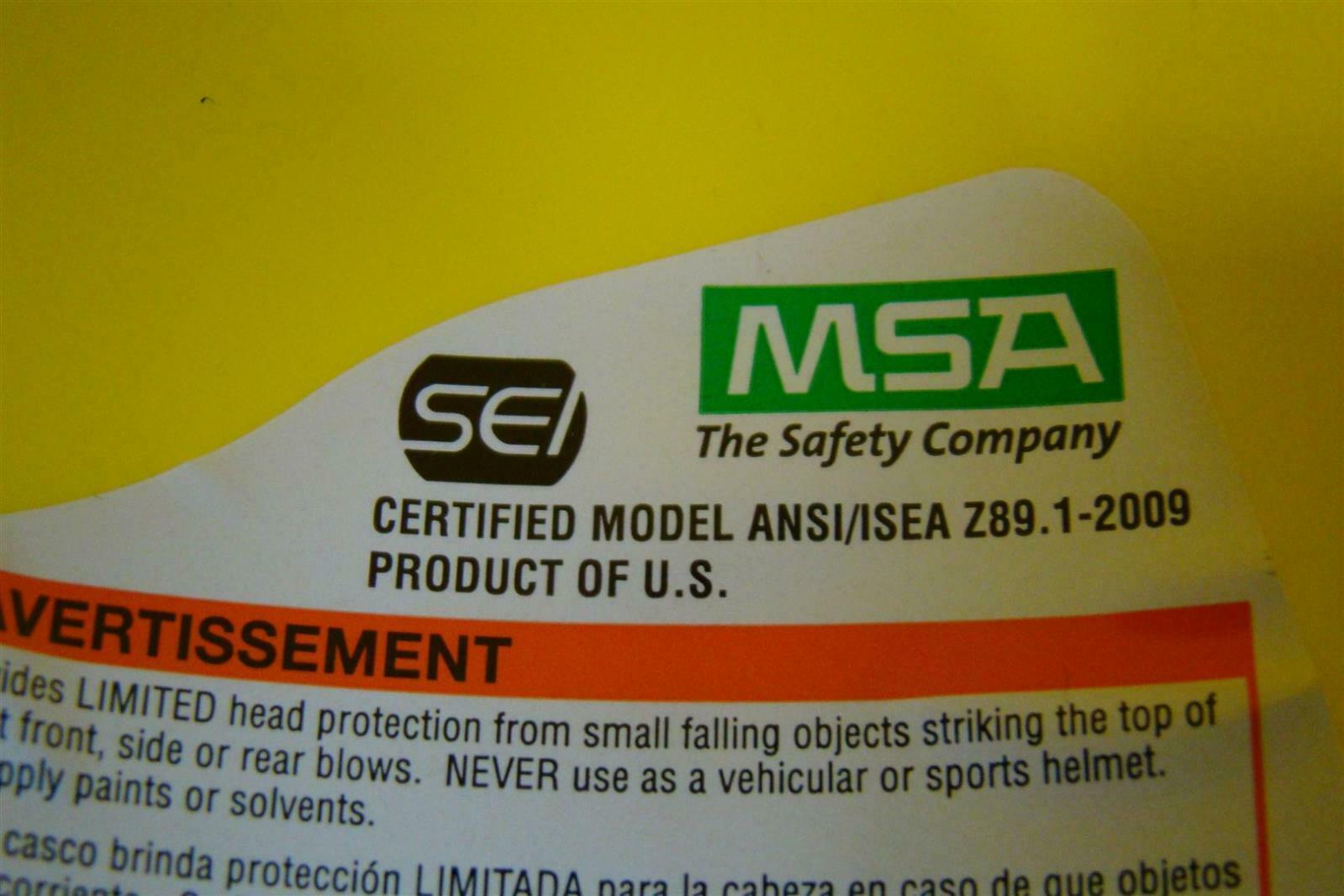 MSA Type I Protective Helmet | Joseph Fazzio, Incorporated