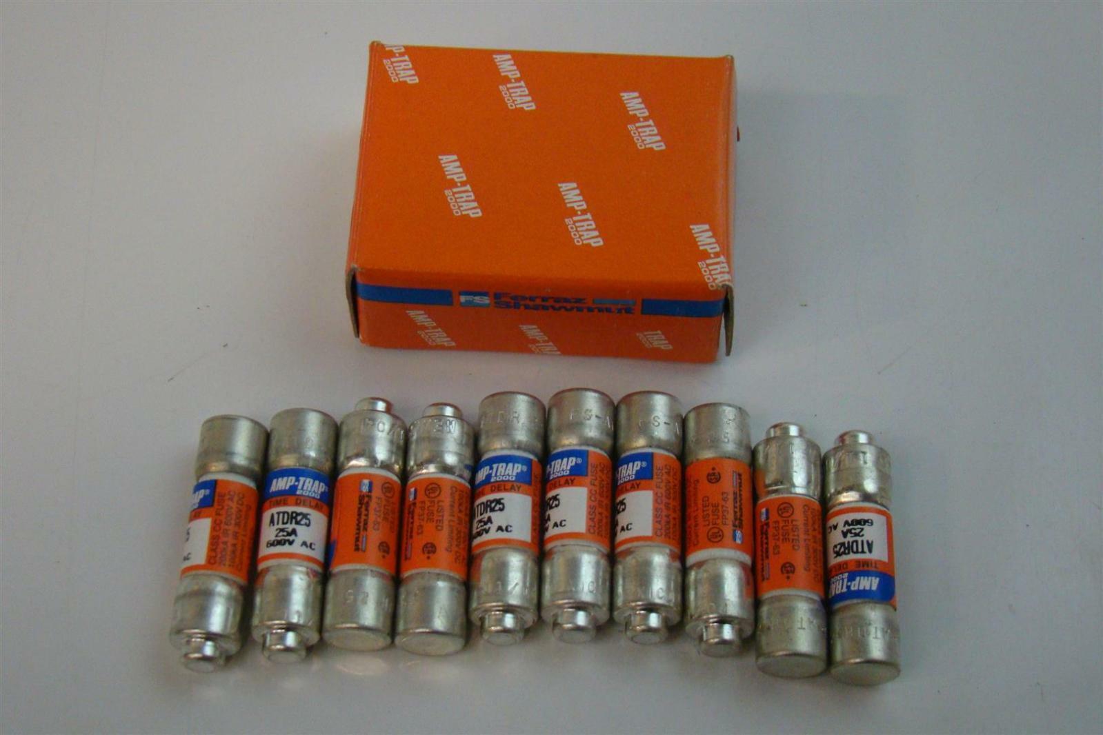 (10) Ferraz Shawmut Amp-Trap 2000 Current Limiting Time Delay Fuse 25A ...