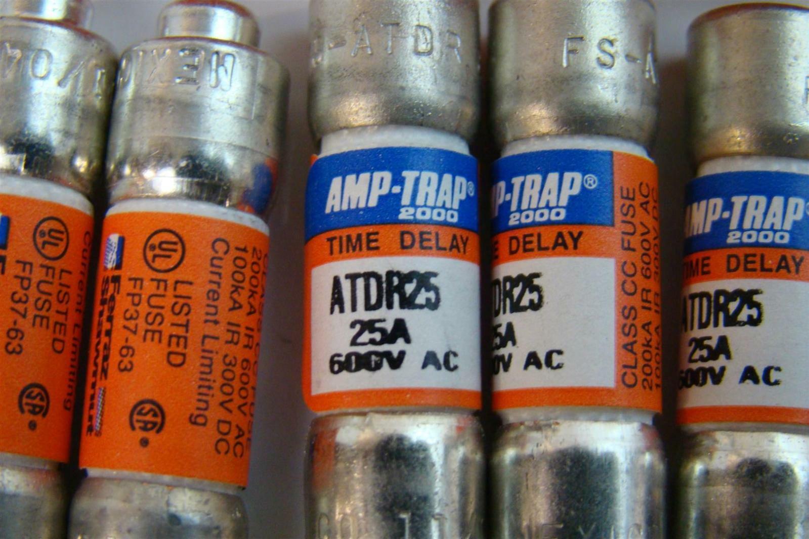 (10) Ferraz Shawmut Amp-Trap 2000 Current Limiting Time Delay Fuse 25A ...