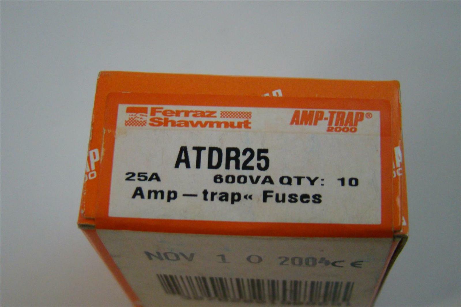 (10) Ferraz Shawmut Amp-Trap 2000 Current Limiting Time Delay Fuse 25A ...