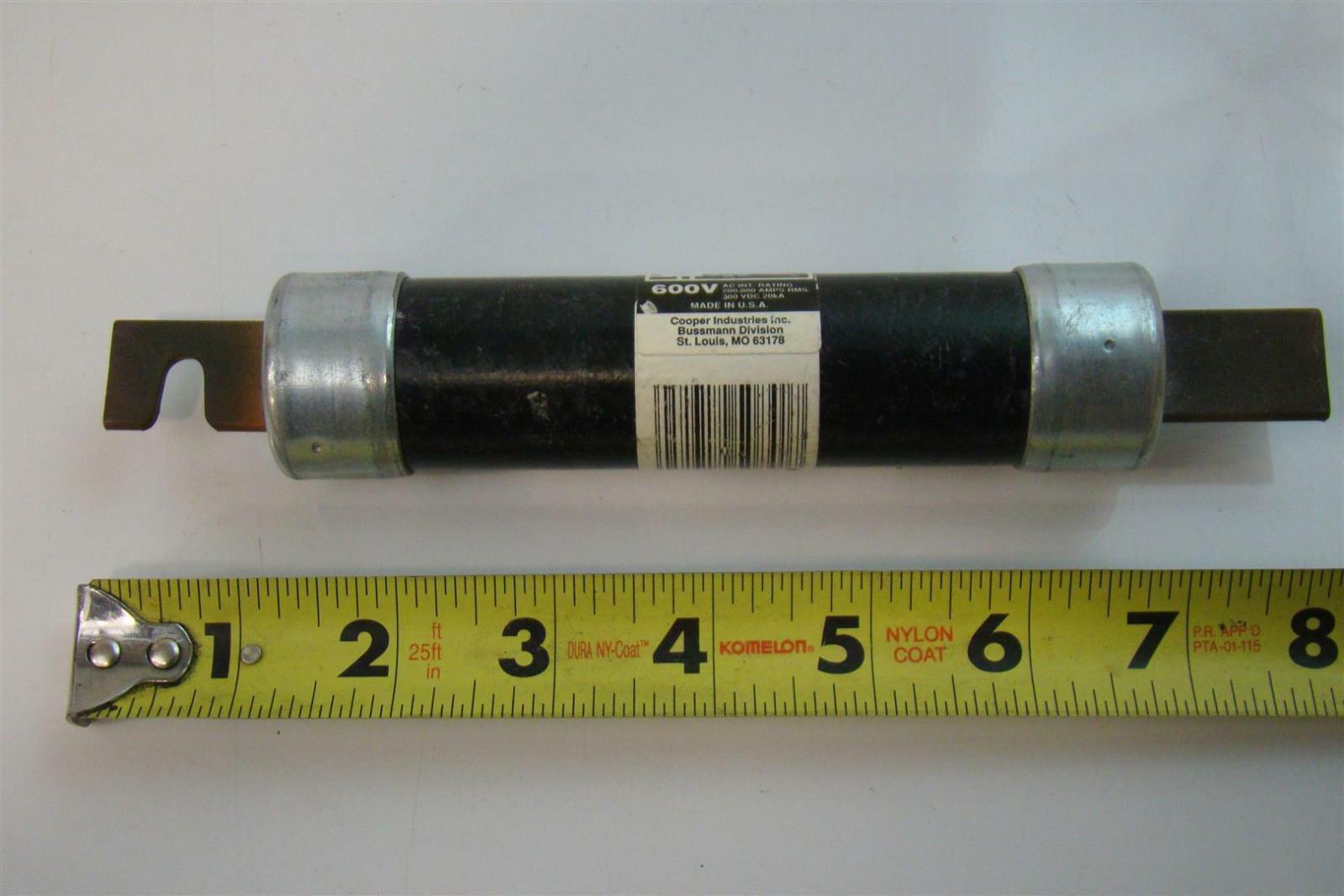 Cooper Bussmann Fusetron 70A Dual Element Time Delay Fuse 600V FRS-R-70 ...