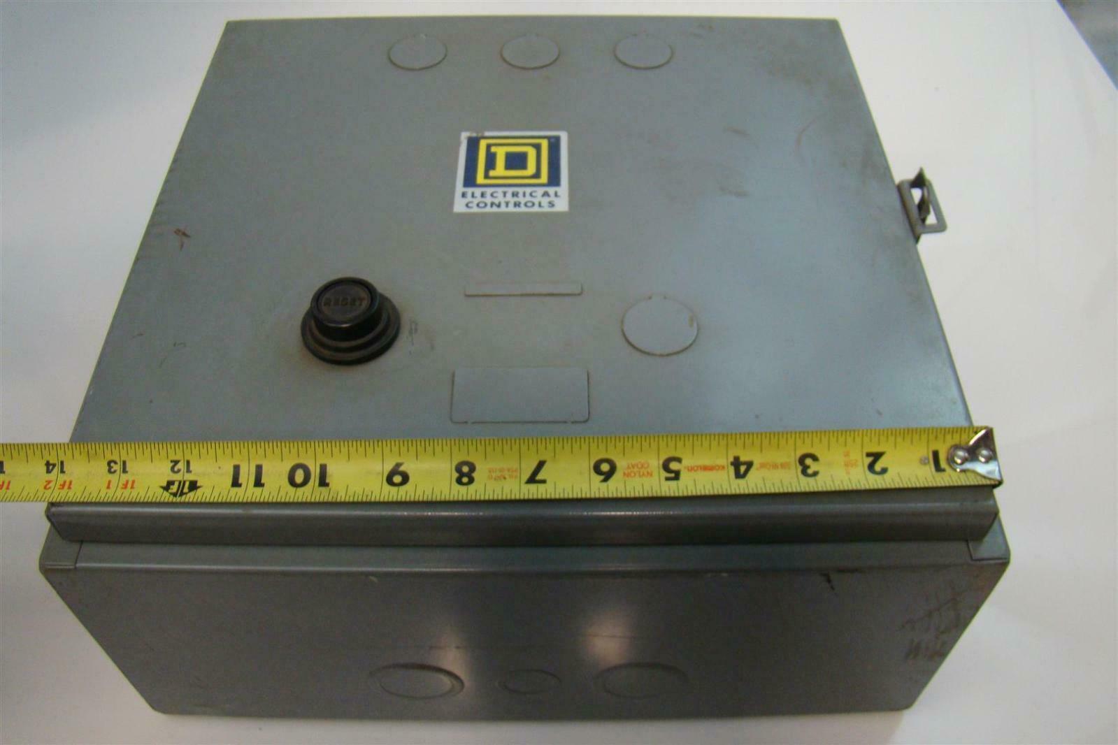 Square D Overload Relay Nema Size 2 Starter 200Vac 10HP SDG 2 8736 ...