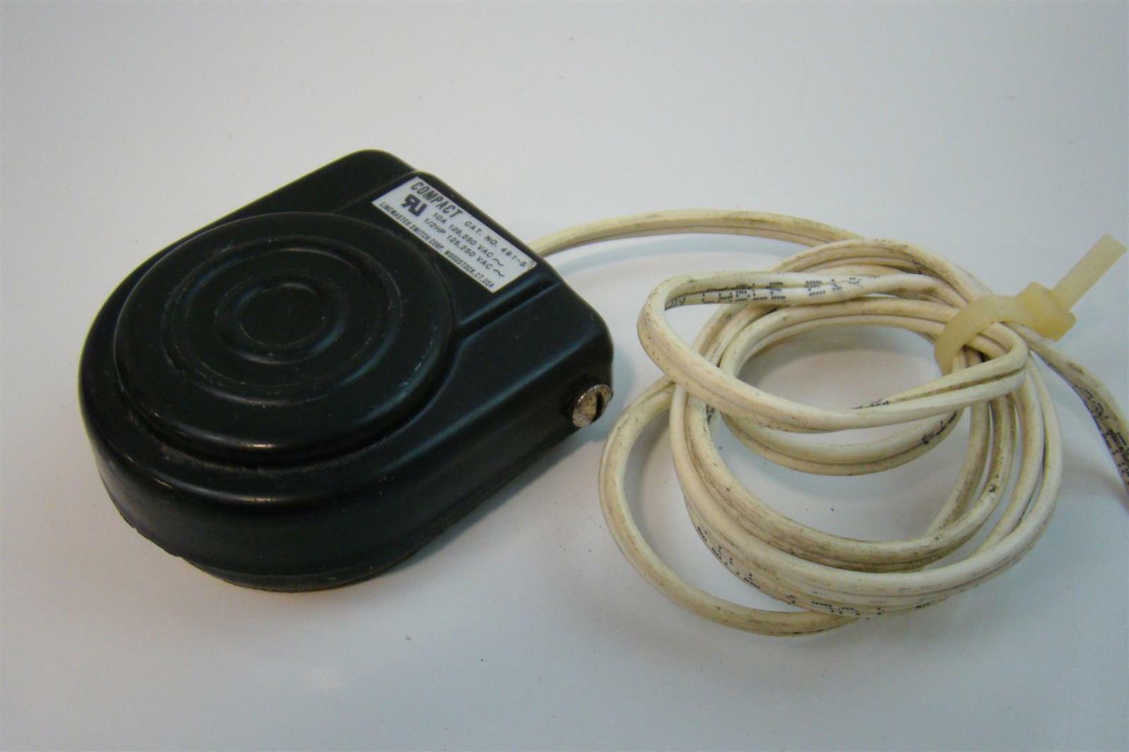 Compact Foot Switch Single Pedal 10A 1/2HP 491-S | Joseph Fazzio ...