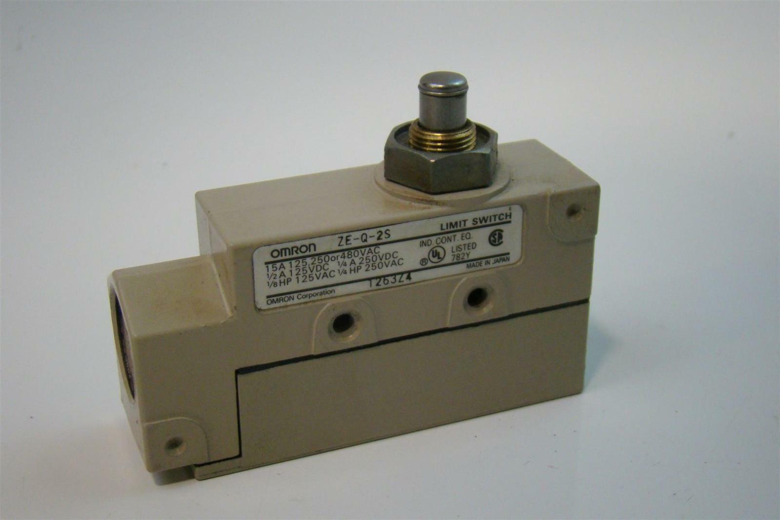 Omron Limit Switch 15A 125/250/480VAC ZE-Q-2S | Joseph Fazzio, Incorporated