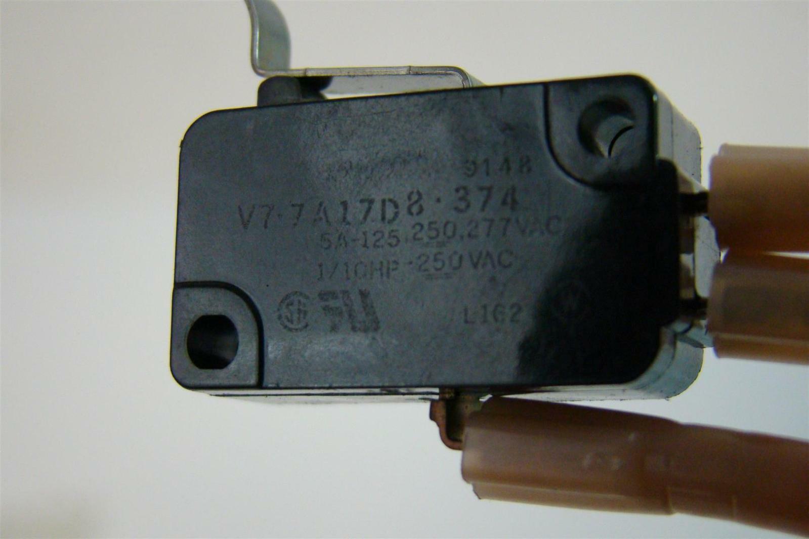 Micro Switch 5A-125 250,277VAC 1/10HP V7 7A17D8 374 | Joseph Fazzio ...
