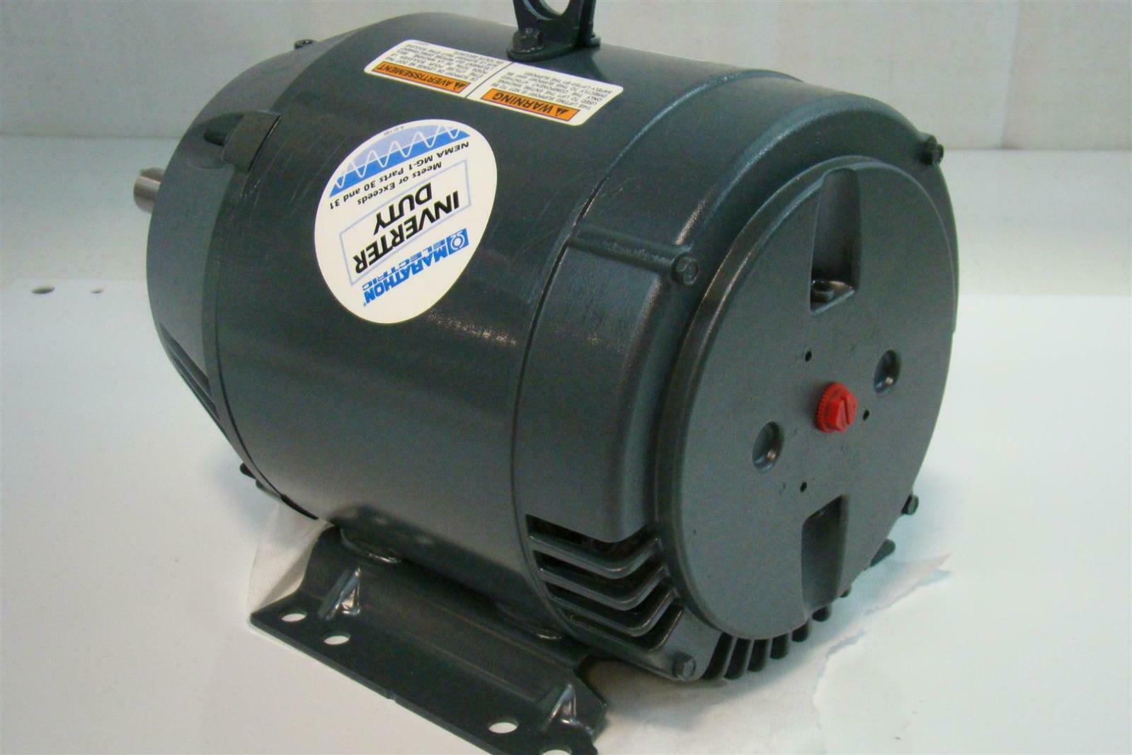 Marathon Electric Motor 5HP RPM 3450 220/380V PH3 FVL 182TTDR17018 AA ...