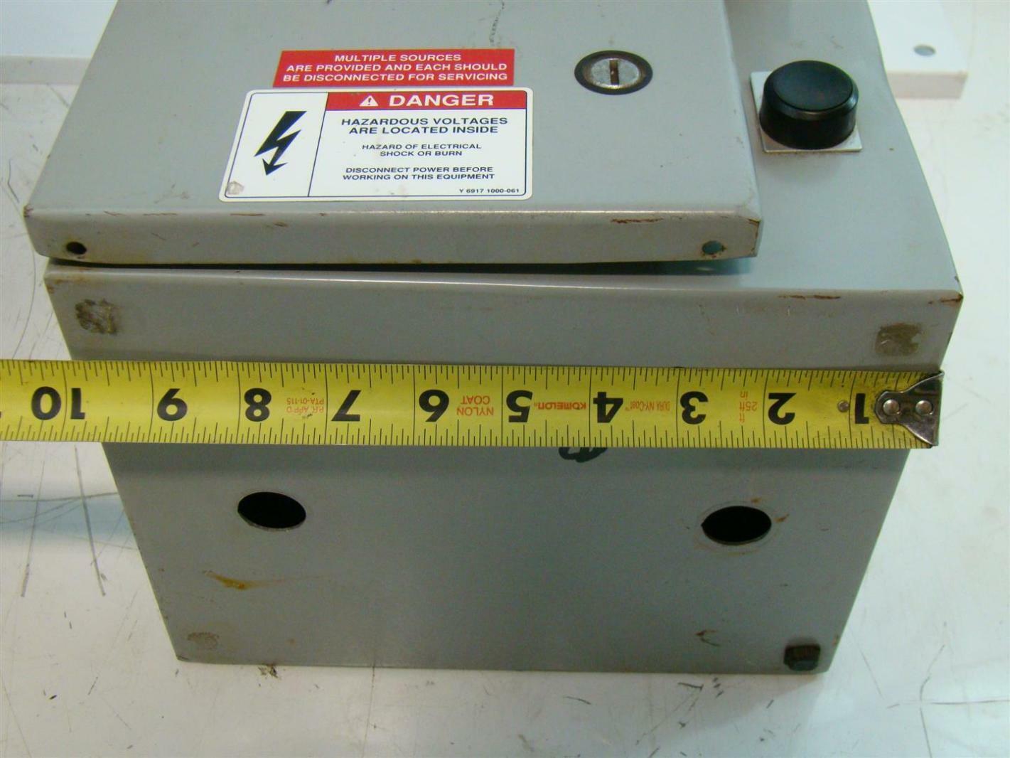 ABB 480v Control Box Safety Switch 60Hz 3Ph 2Hp BC9SF2-YK6AFL | Joseph ...