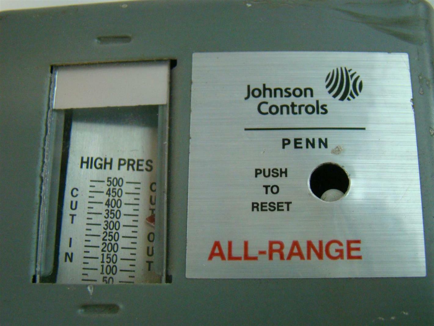 Johnson Controls Penn All-Range 50/500 PSIG P70DA-1 | Joseph Fazzio ...