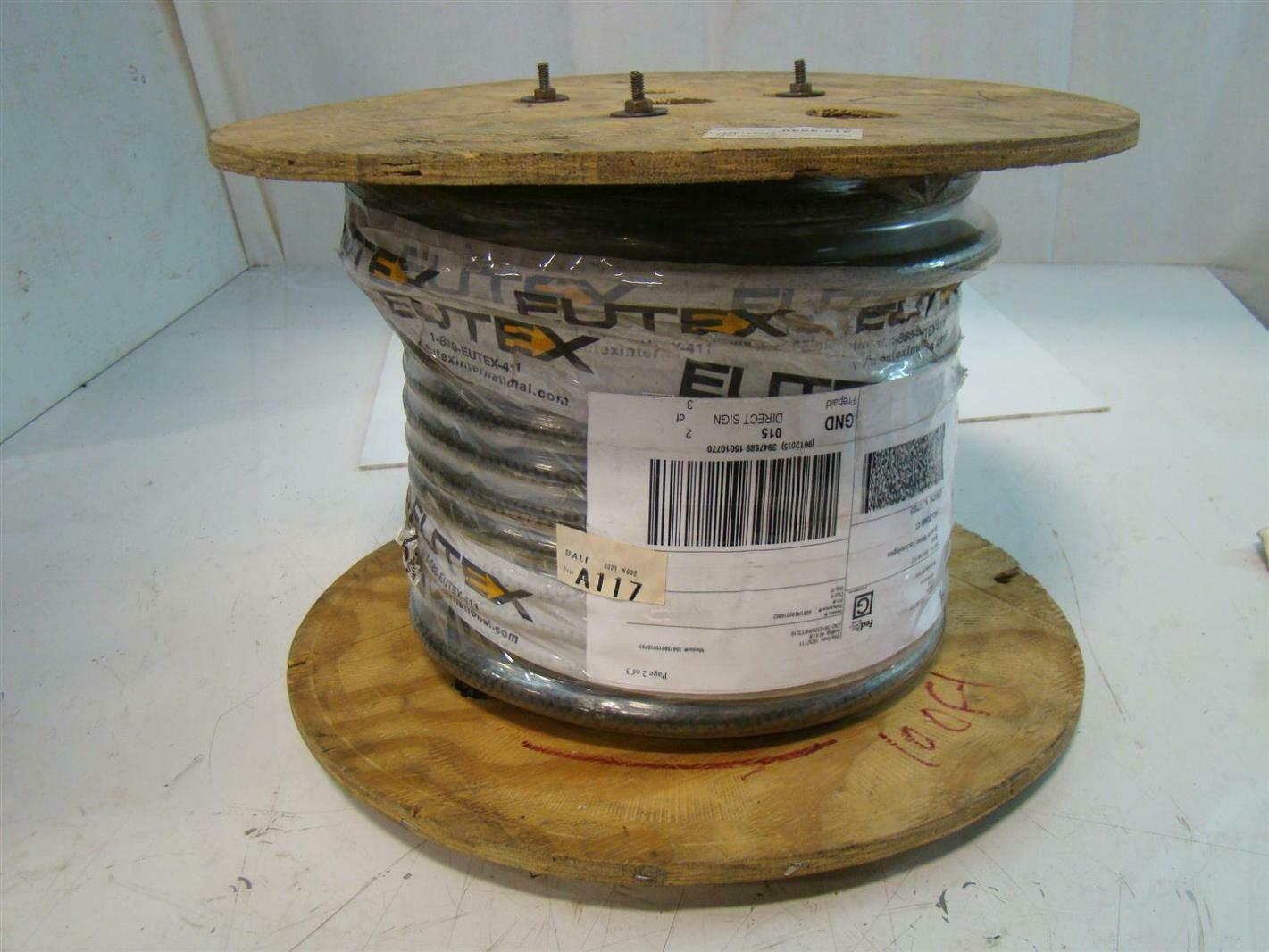 Eutex Electric Cable 150/250V 100' SW4 2x2x1.5 mm2 CCI BS 6883 IEC ...