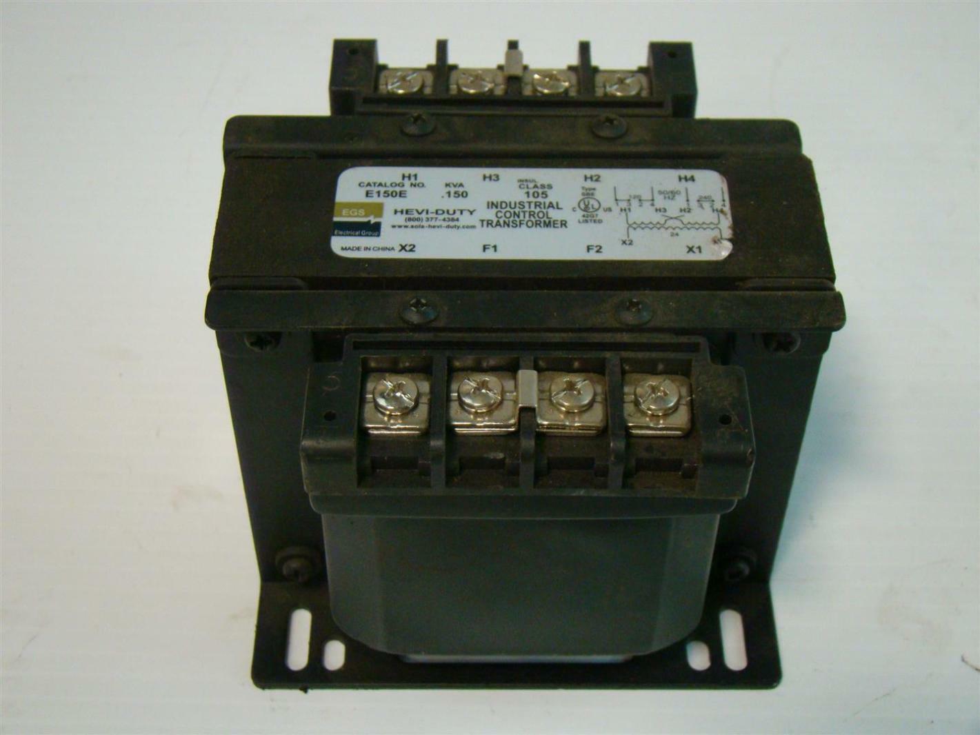 EGS Hevi-Duty .150 KVA Indutrial Control Transformer E150E | Joseph ...