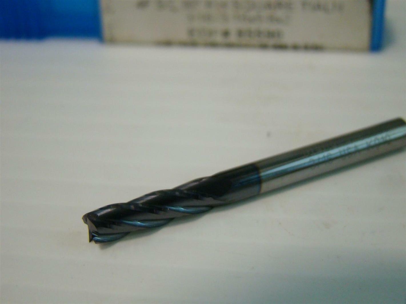Niagara Cutter Carbide Endmill C430 4F SE 30 deg Tialn 3/16x3/165/8x2 ...