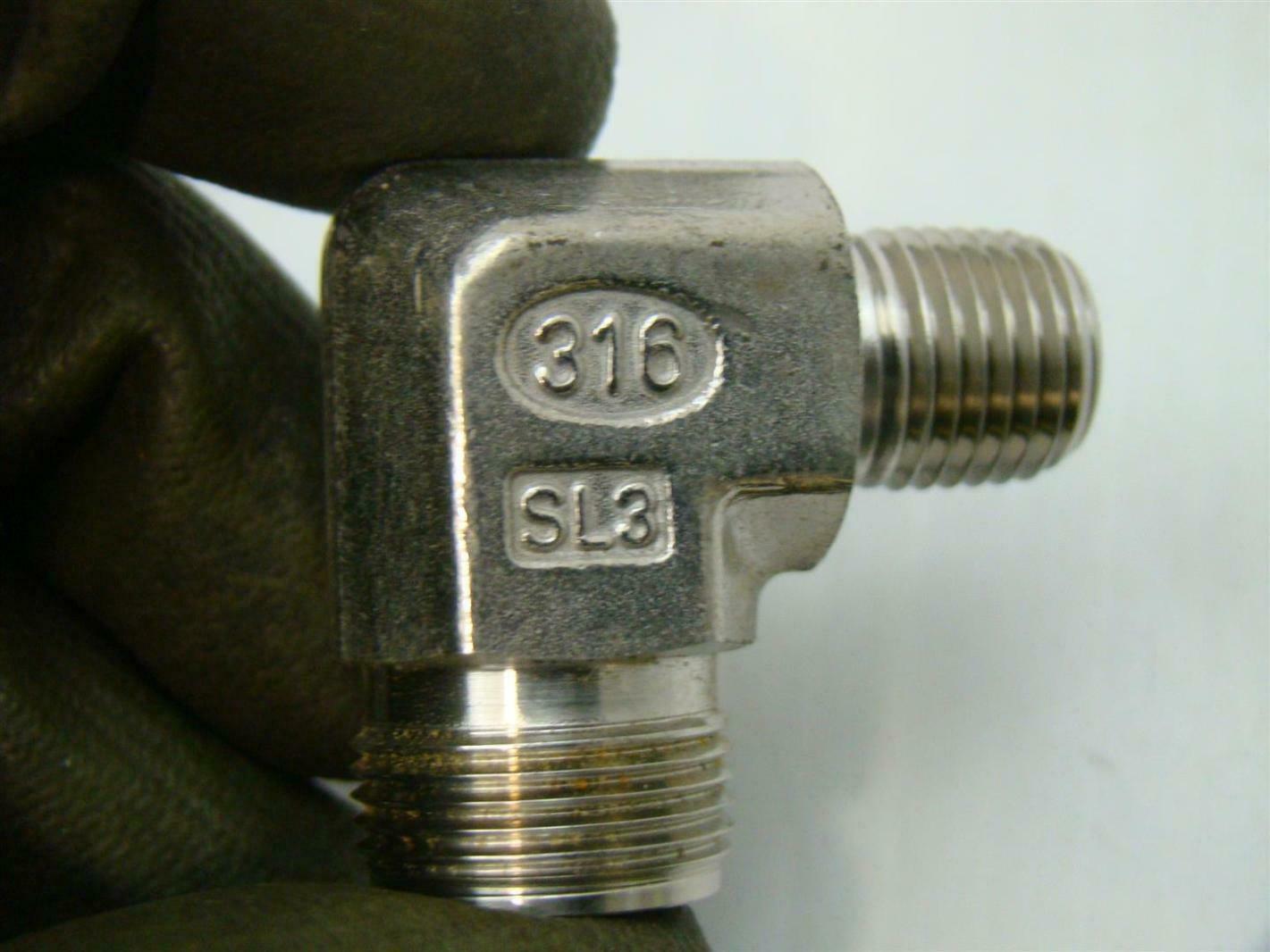 (5) Ham-Let Let-Lok 1/4" SL3 316 Stainless Fittings 12M EP3 | Joseph ...