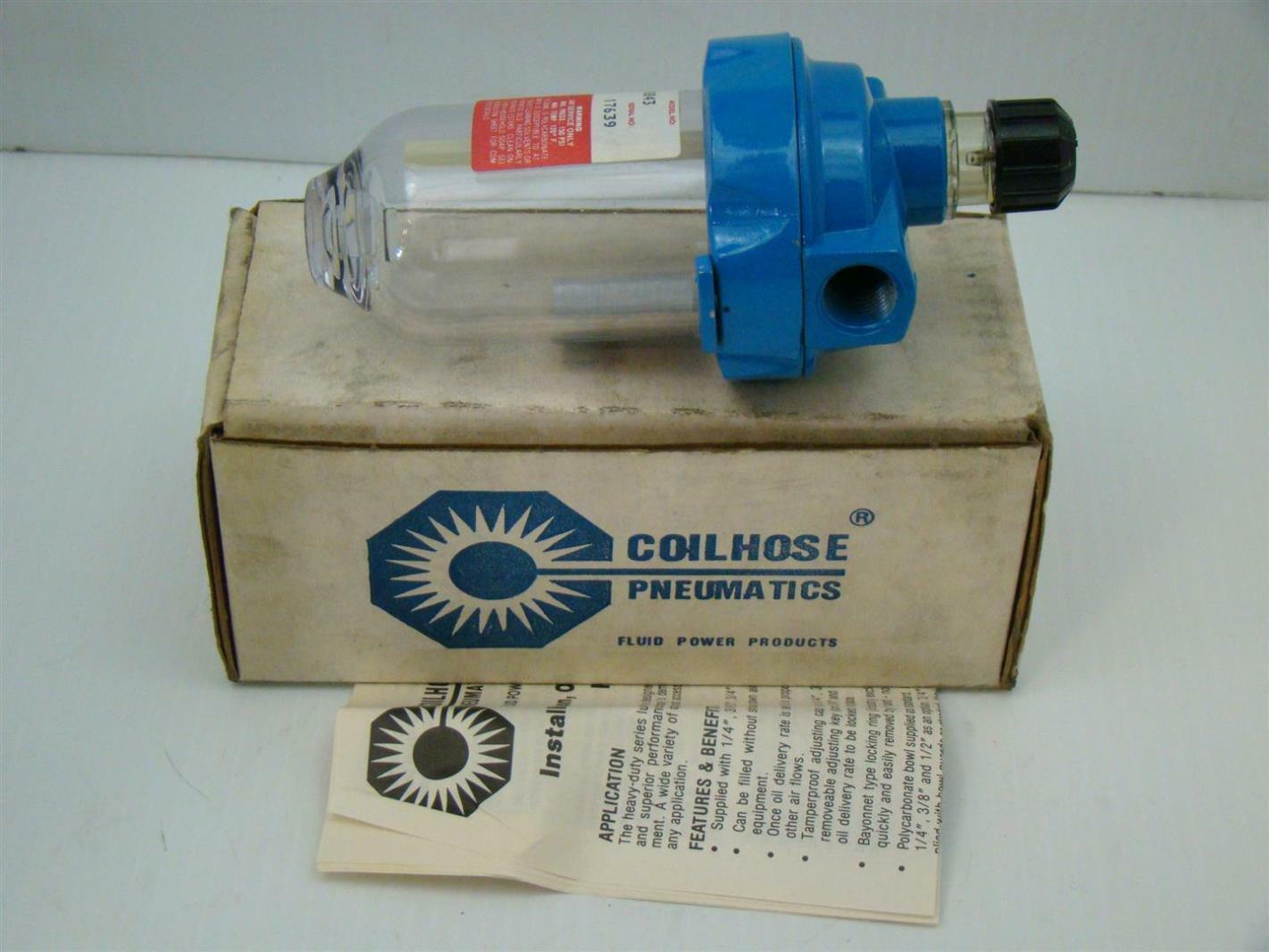 Coilhose Pneumatics Heavy-Duty Lubricator 3/8 Lub 8843 | Joseph Fazzio ...