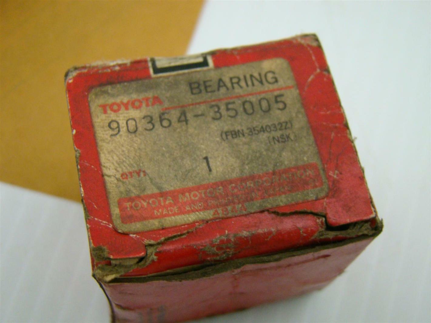 Toyota Genuine Parts NEEDLE ROLLER Bearing 90364-35005 | Joseph Fazzio ...