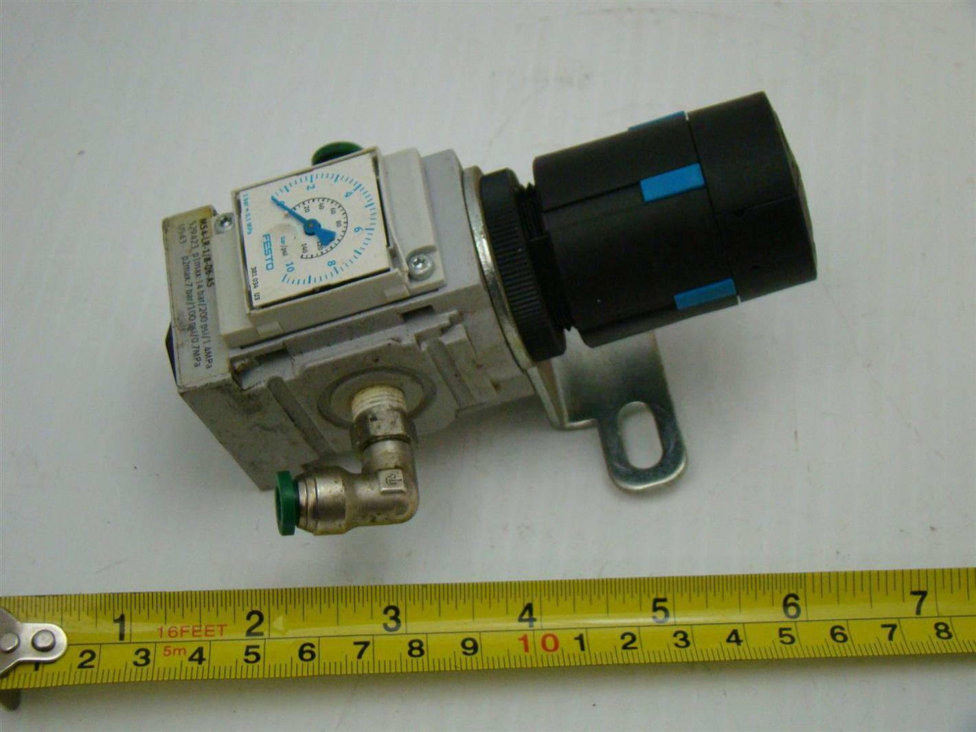 Festo PRESSURE REGULATOR 14bar/200psi/1.4MPa U543 529423 MS-LR-1/8-D6 ...
